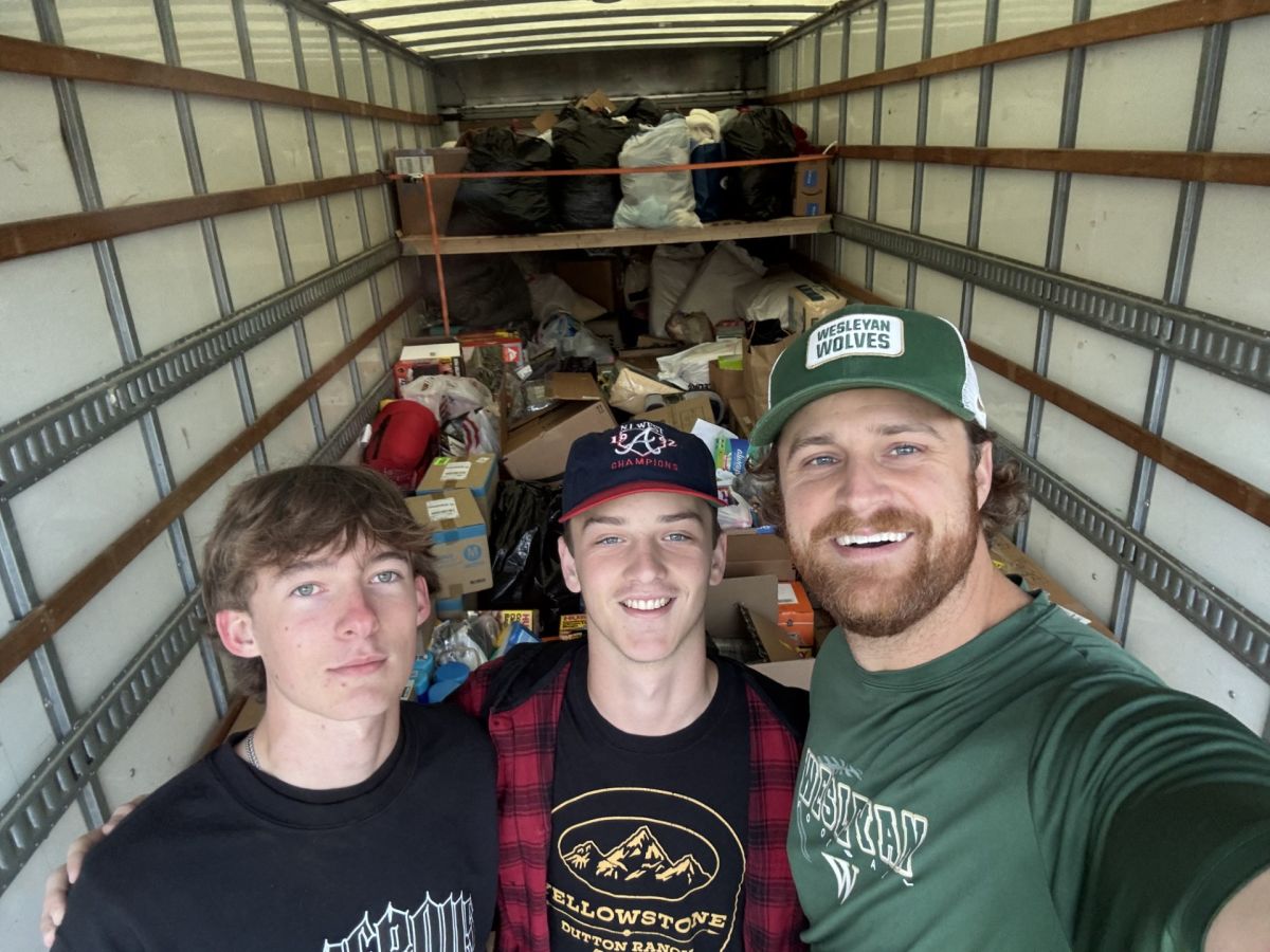 Wesleyan partners with Ben Hanna '03 to donate supplies to Asheville ...