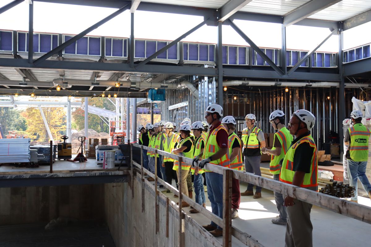 DHHS Students Visit Neck River Construction Site - Madison Public Schools