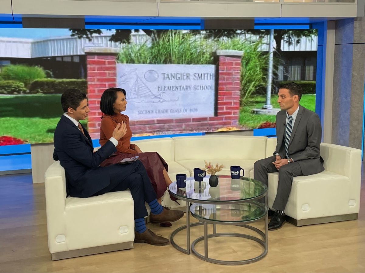 Tangier Smith Elementary Teacher John Melandro Featured on PIX11 | News ...