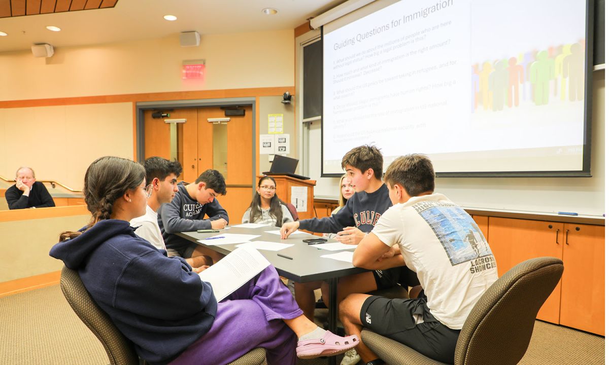 Culver students tackle difficult topics with respect for one another | News Posts Details Page