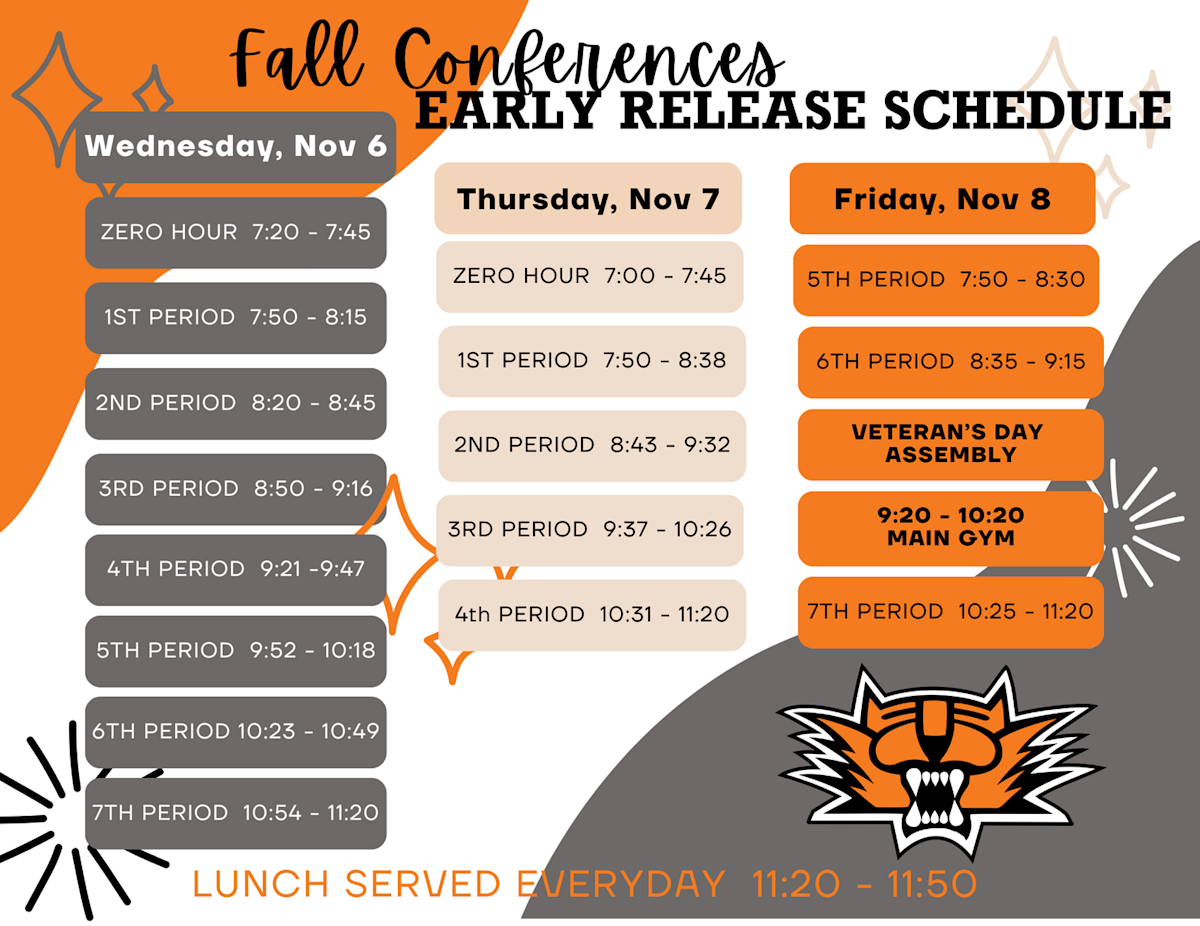 Fall Conference - Early Release Schedule | EHS News Details