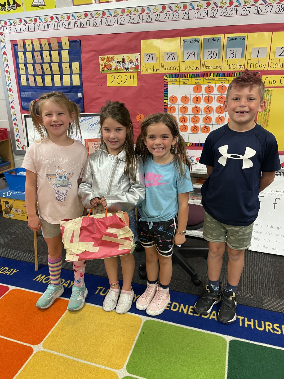 Kindergarteners at Mintonye Elementary Have a Candy Bag Challenge ...