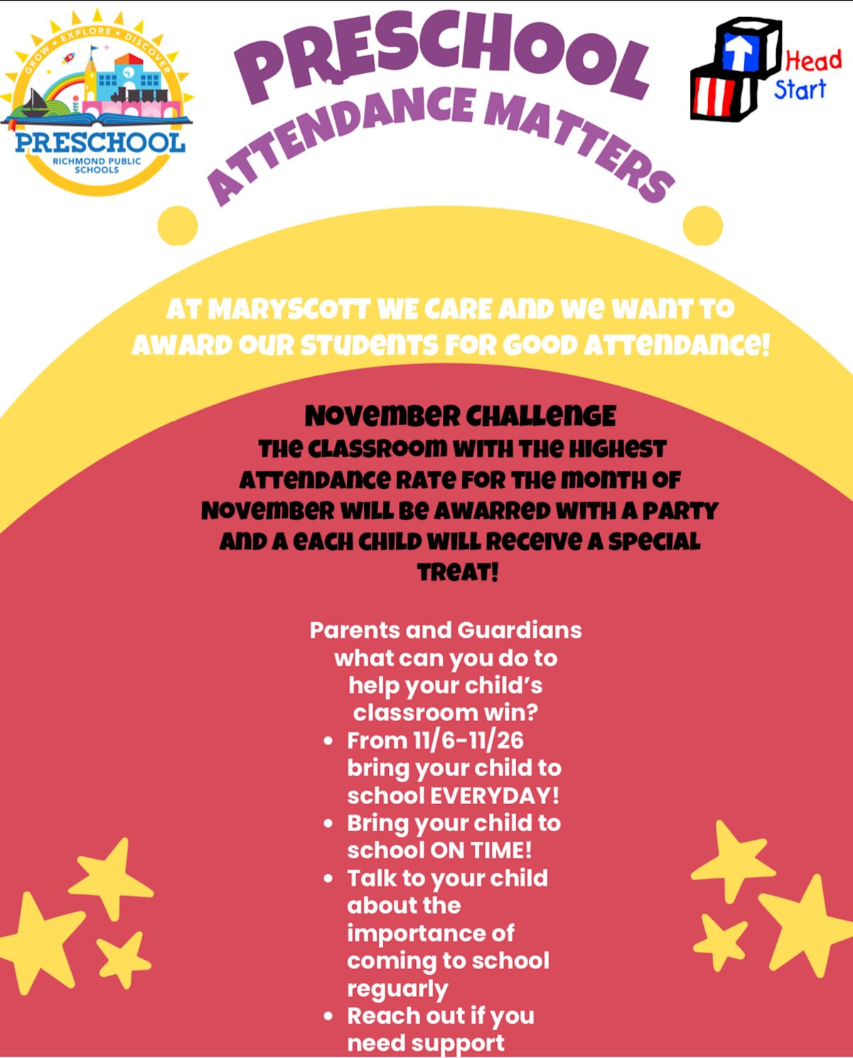 Attendance Matters and so do YOU! | Announcement Details