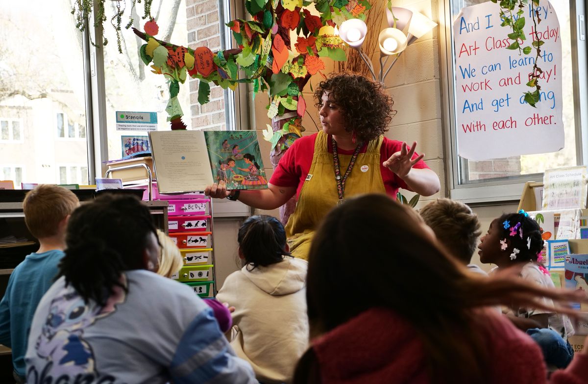 Muir Elementary Art Classes Weave Literacy Into Projects | District ...