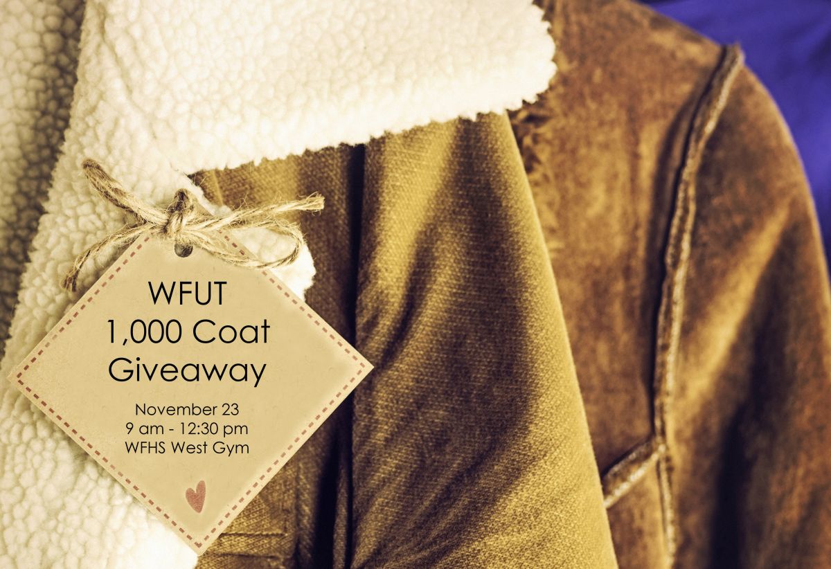 WFUT Presents Second Annual 1,000 Coat Giveaway on November 23 | News Post