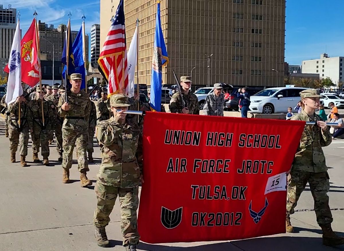 Union AFJROTC Students March in Veterans Day Parade | Campus Life Details