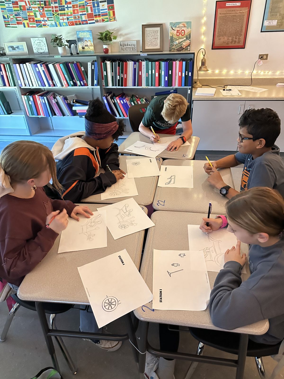 Students in Mrs. Feely’s World Cultures Class Experience the Industrial ...