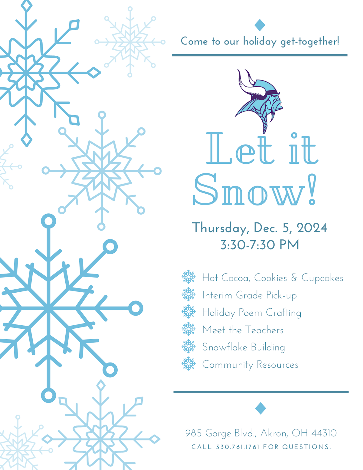 Parent/Teacher Conferences Dec. 5, 2024 | News Detail