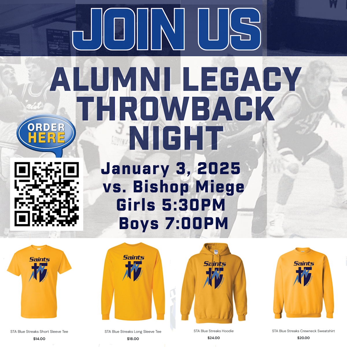 Alumni Legacy Throwback Night | Newsletter Details