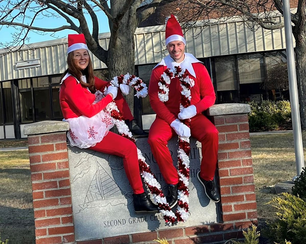 Elf on the Shelf Characters Visit Tangier Smith Elementary School ...