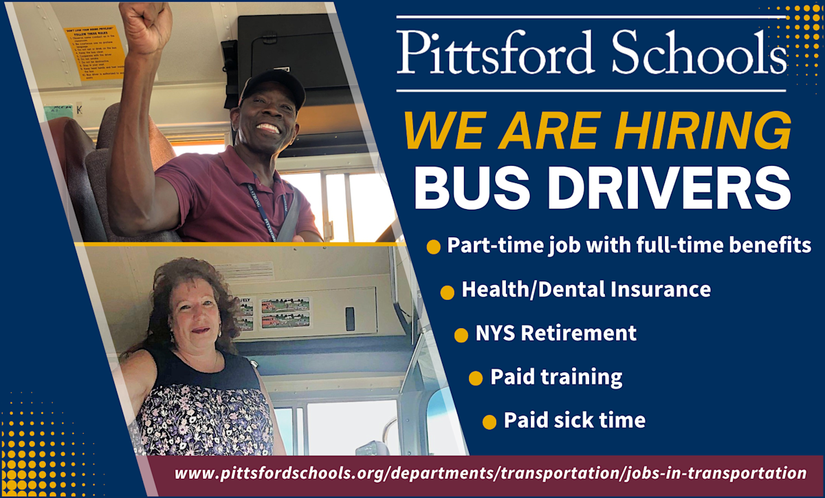 Apply to Be a Bus Driver at Pittsford Schools | Posts Detail