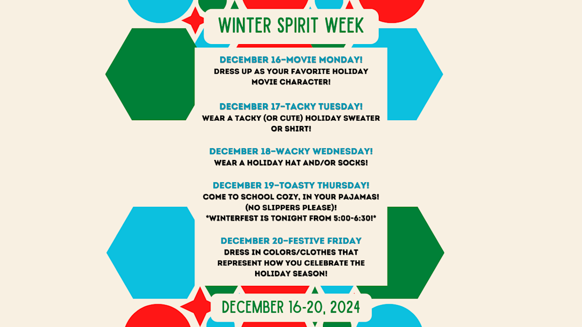 Winter Spirit Week! | Details