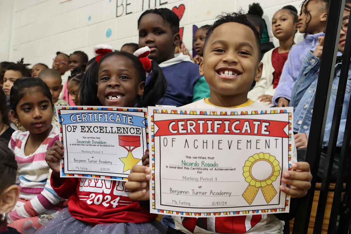 Benjamin Turner Academy scholars receive awards for academic ...
