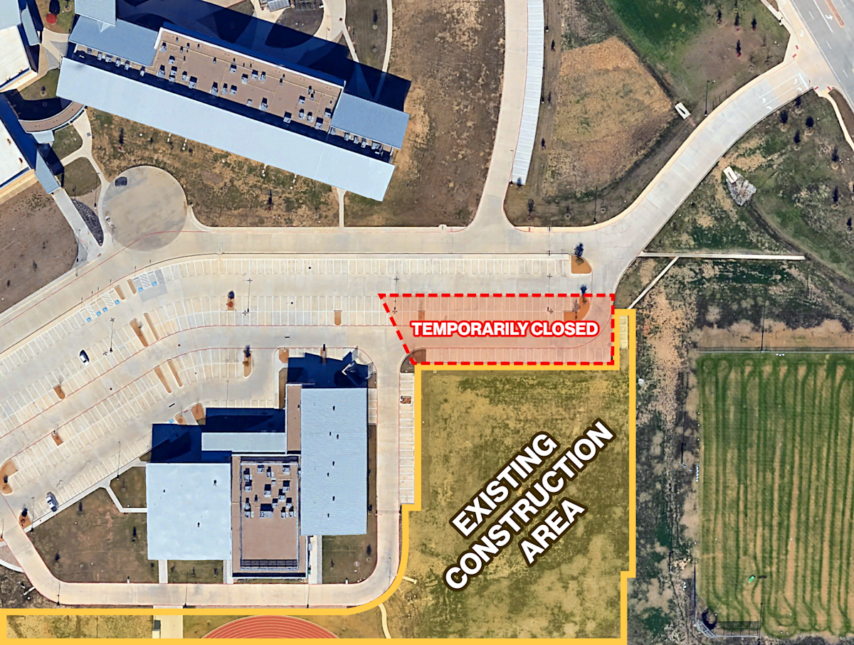 Partial Parking Lot Closure in December and January | Details