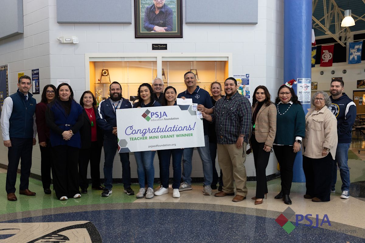 PSJA Education Foundation Awards More Than $43,000 in Teacher Mini ...