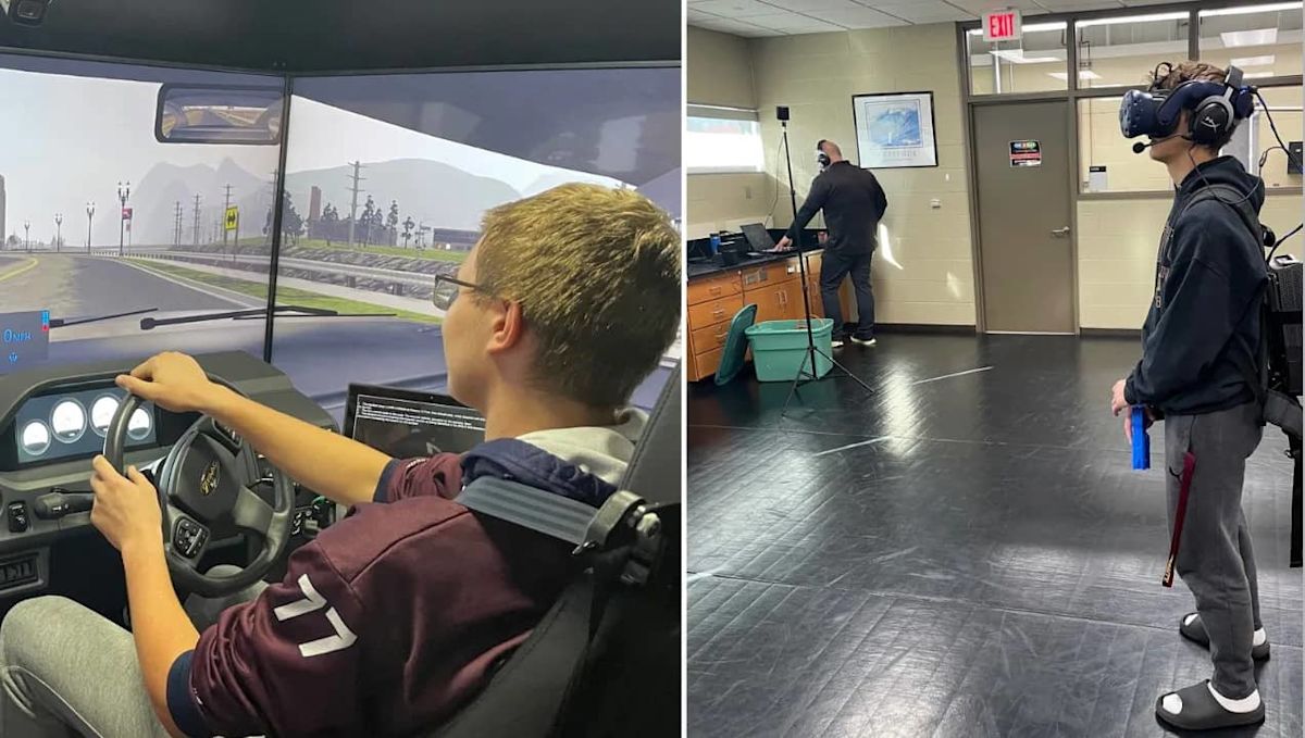 Criminal Justice Students Interact with Police Driving Simulator | Post ...