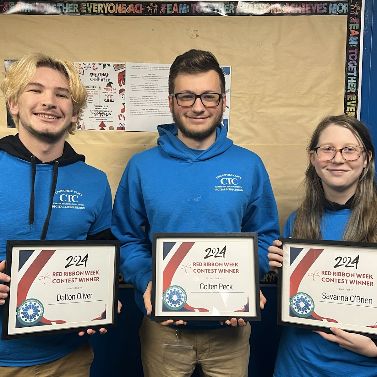 Digital Media Design Students Win Red Ribbon Week Contest | CTC News ...