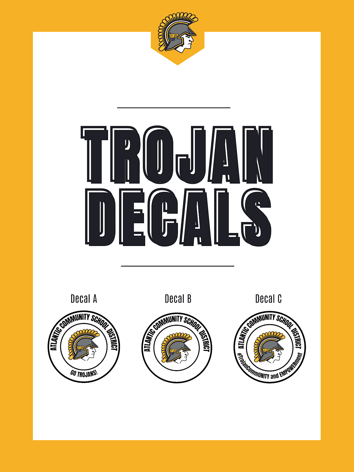 Trojan Decals For Sale! | Latest News Details