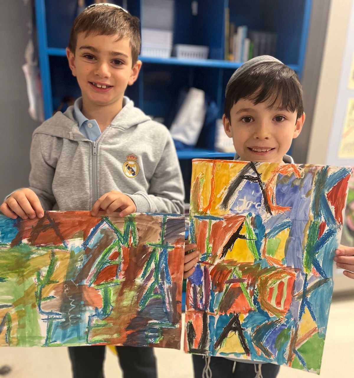 First Graders Emulate a "Mentor Artist" to Paint Illustrations of their ...