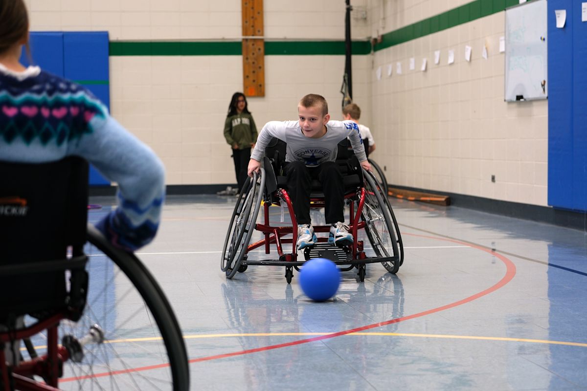 Adaptive PE Class During Disability Awareness Week | Forest News