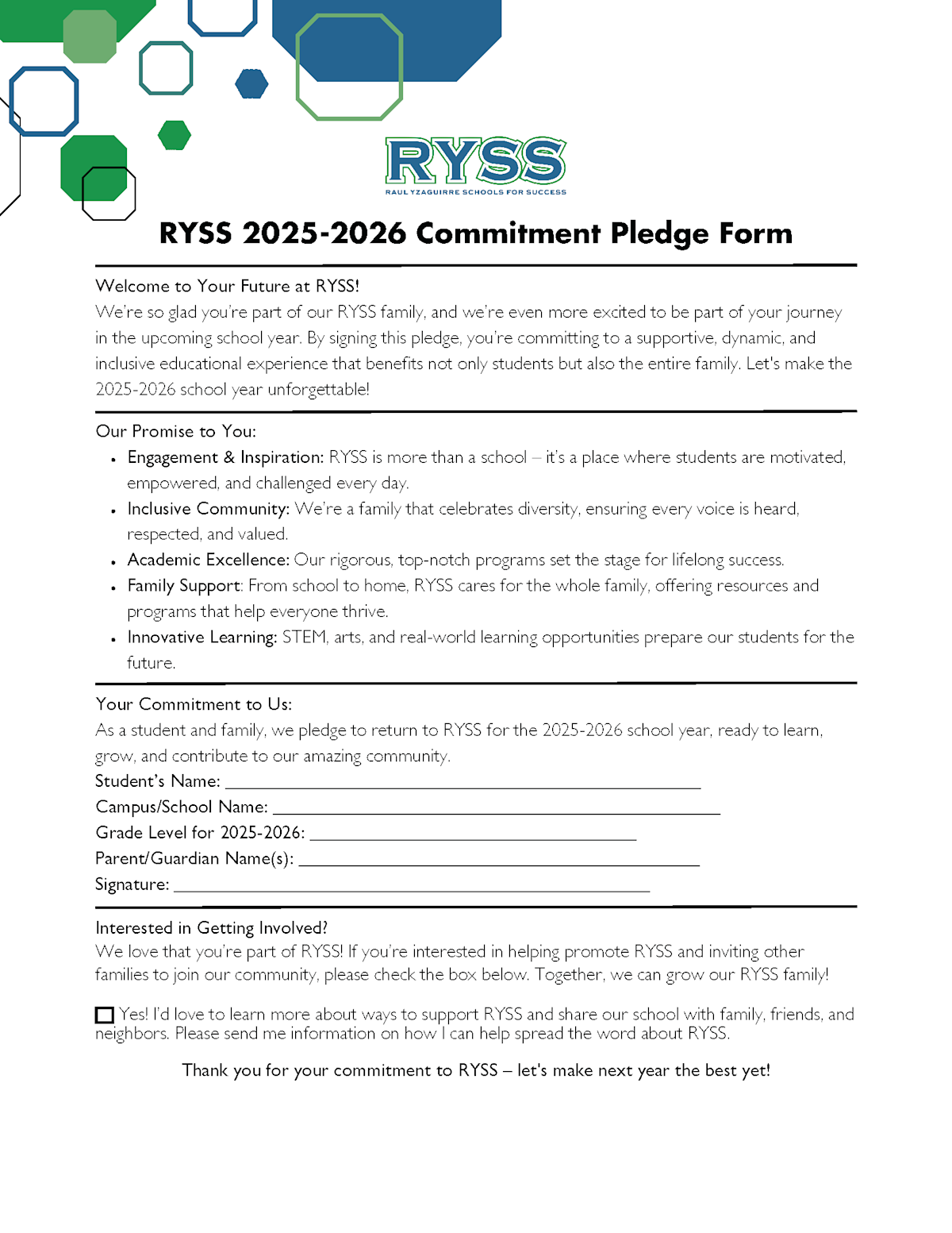 I LOVE RYSS! 2025 -2026 School Year Pledge | Posts Details/Default ...