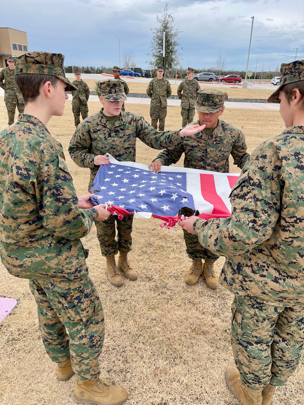 JROTC Lead Flag Replacement Ceremony at H9 | Post Details