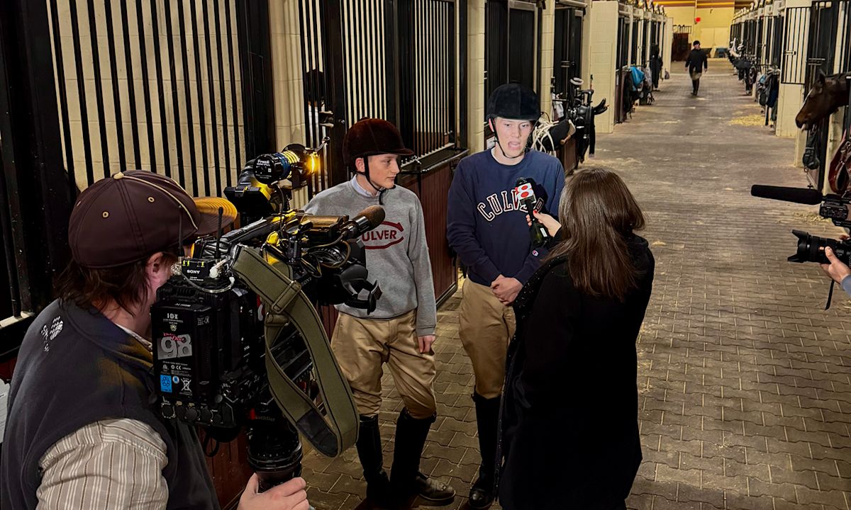 Media flocks to Culver Academies to talk to students about inaugural ...