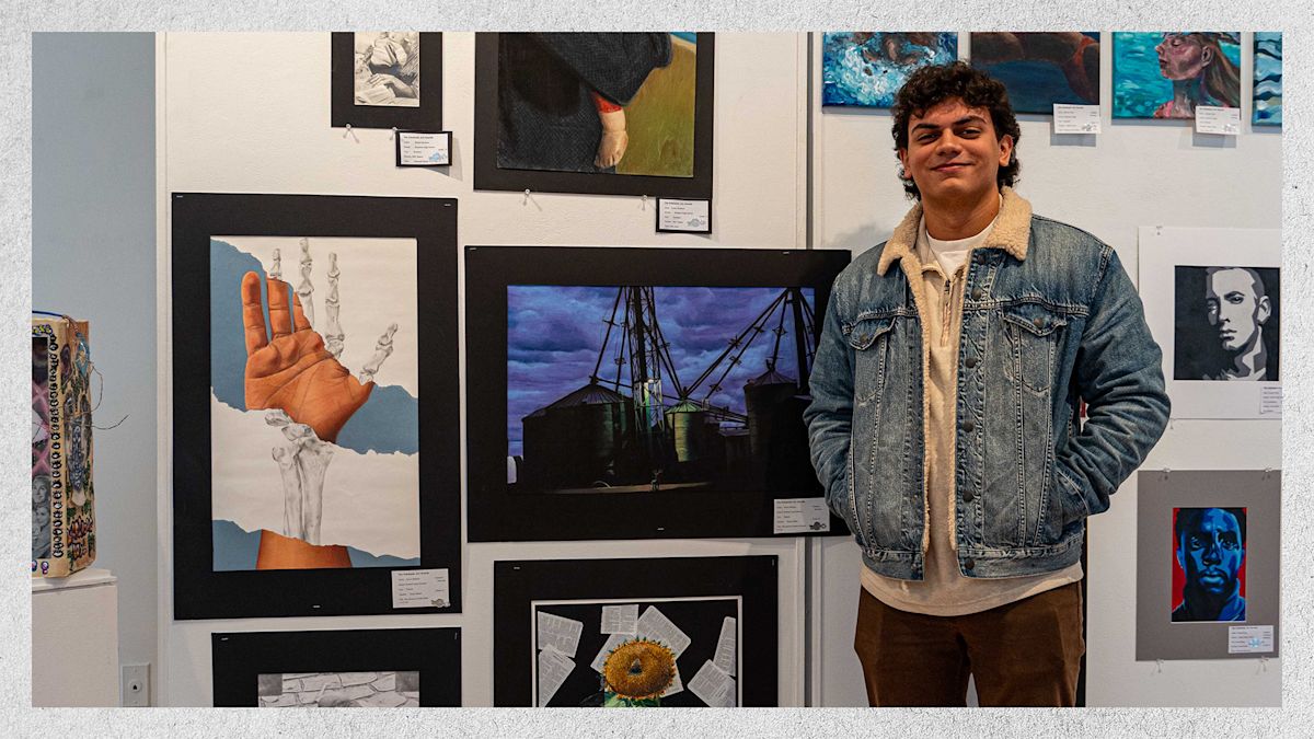Gavin Mathew earns Silver Key Portfolio in 2025 Scholastic Art Awards ...