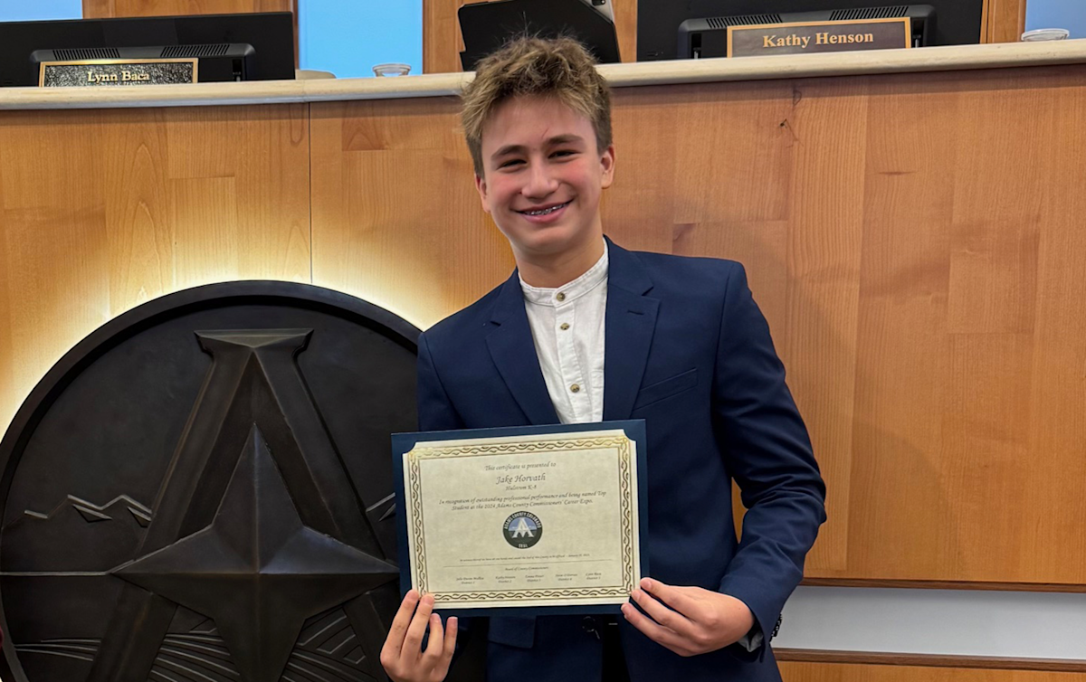 Hulstrom student recognized at Adams County meeting | News Details