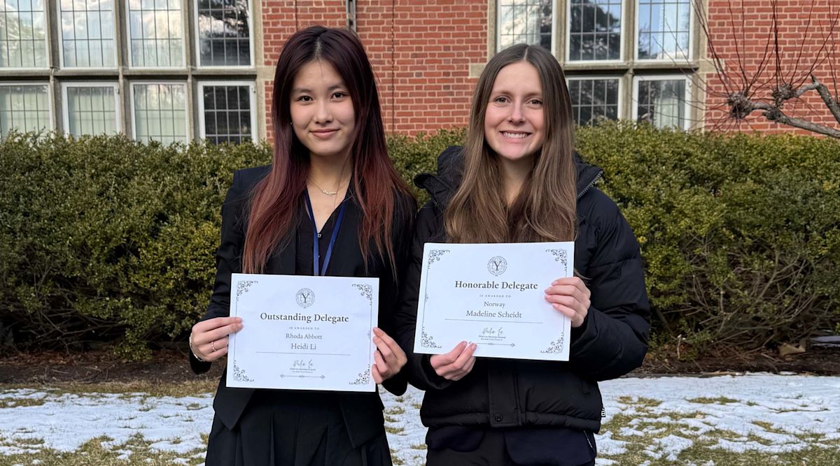 Taft Scholars Earn Honors at Yale Model UN Conference | Featured