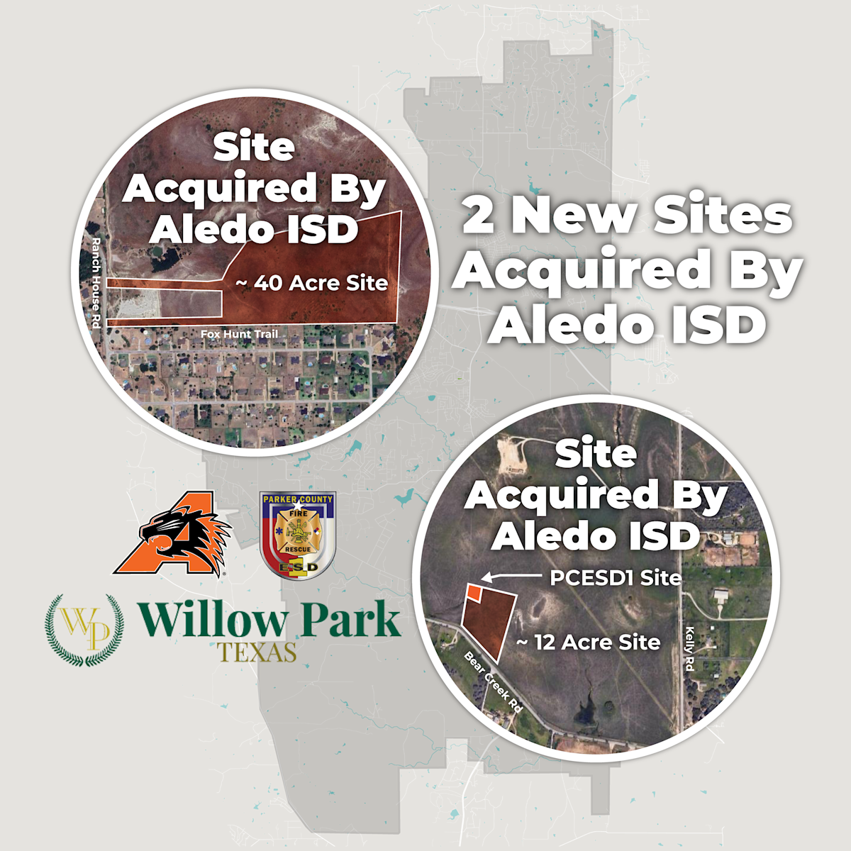 Aledo ISD announces land acquisitions thanks to partnerships, planning ...