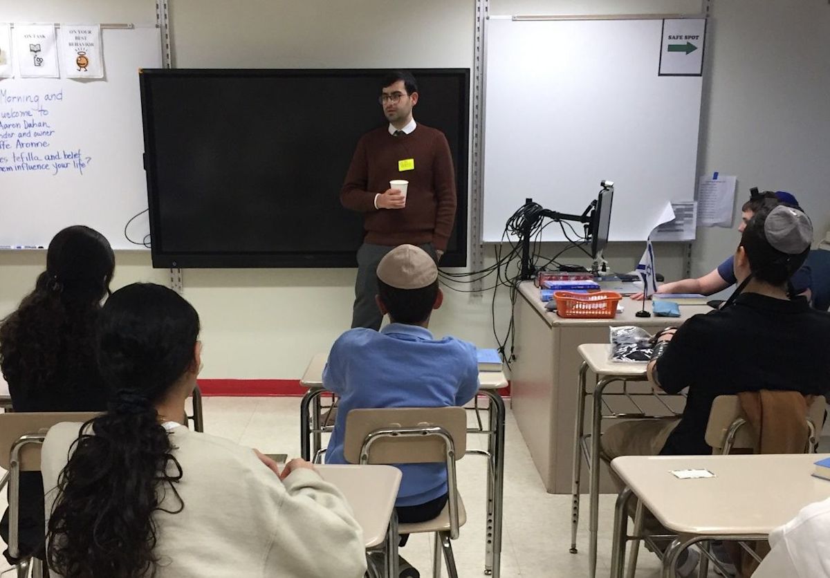 Caffe Aronne Owner Aaron Dahan '16 Visits and Talks Entrepreneurship ...