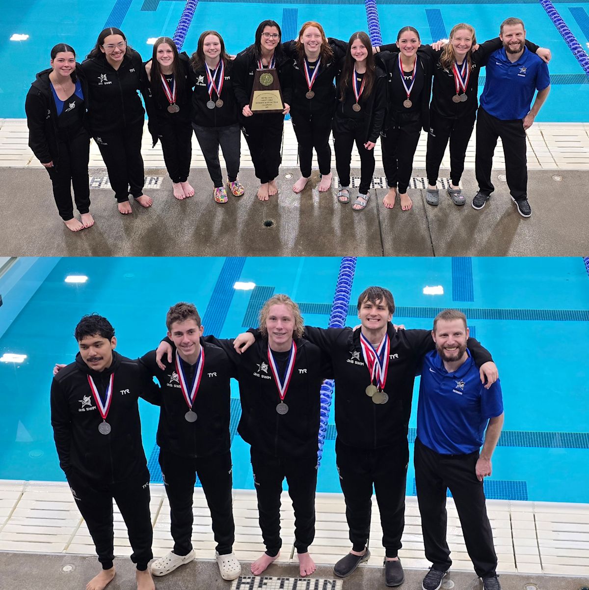 JHS Swim team cruises to success at district meet | Joshua ISD News Details