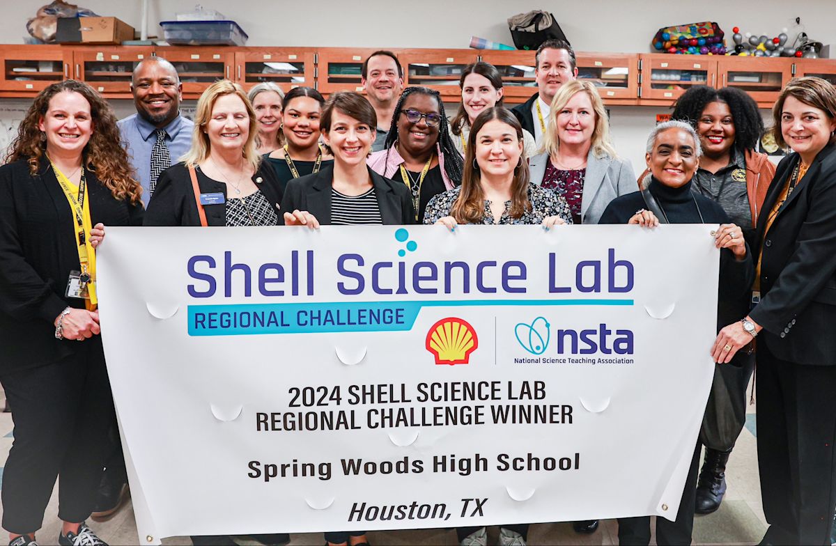 Spring Woods High School's Jamie Flint Honored in Shell Science Lab ...
