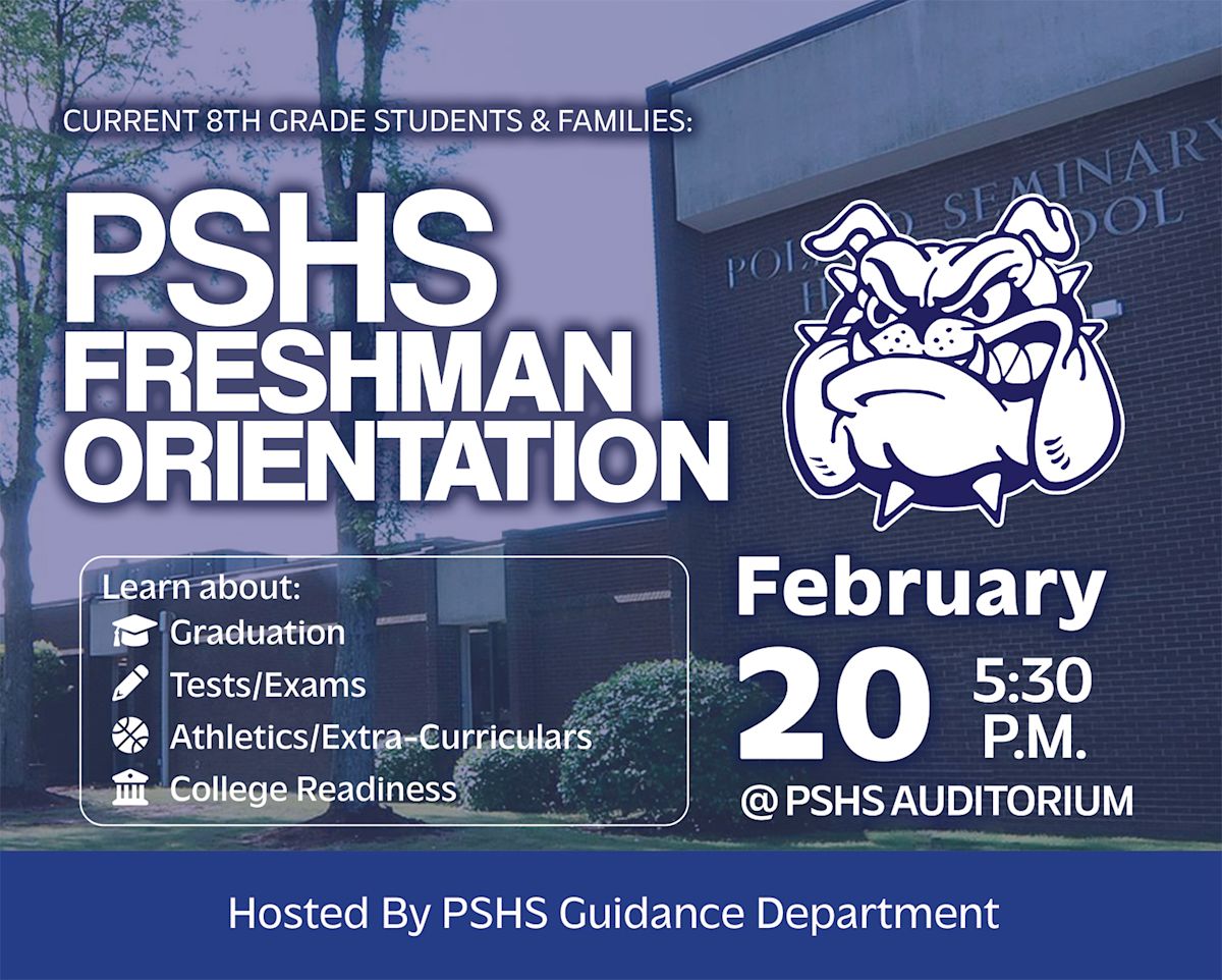 PSHS Freshman Orientation - Thursday, February 20, 2025 5:30 p.m ...