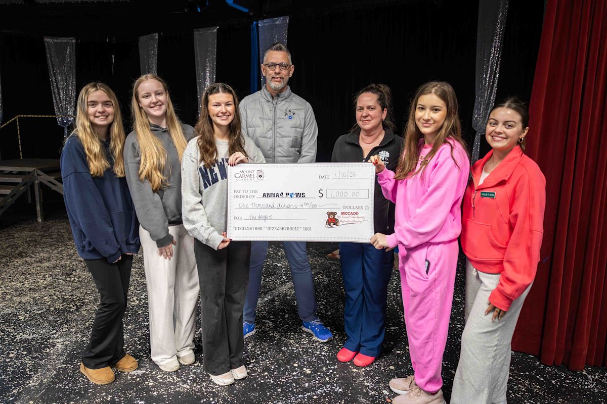 MCCADD Donation to Anna 4 Paws | News Post General - Mount Carmel Academy