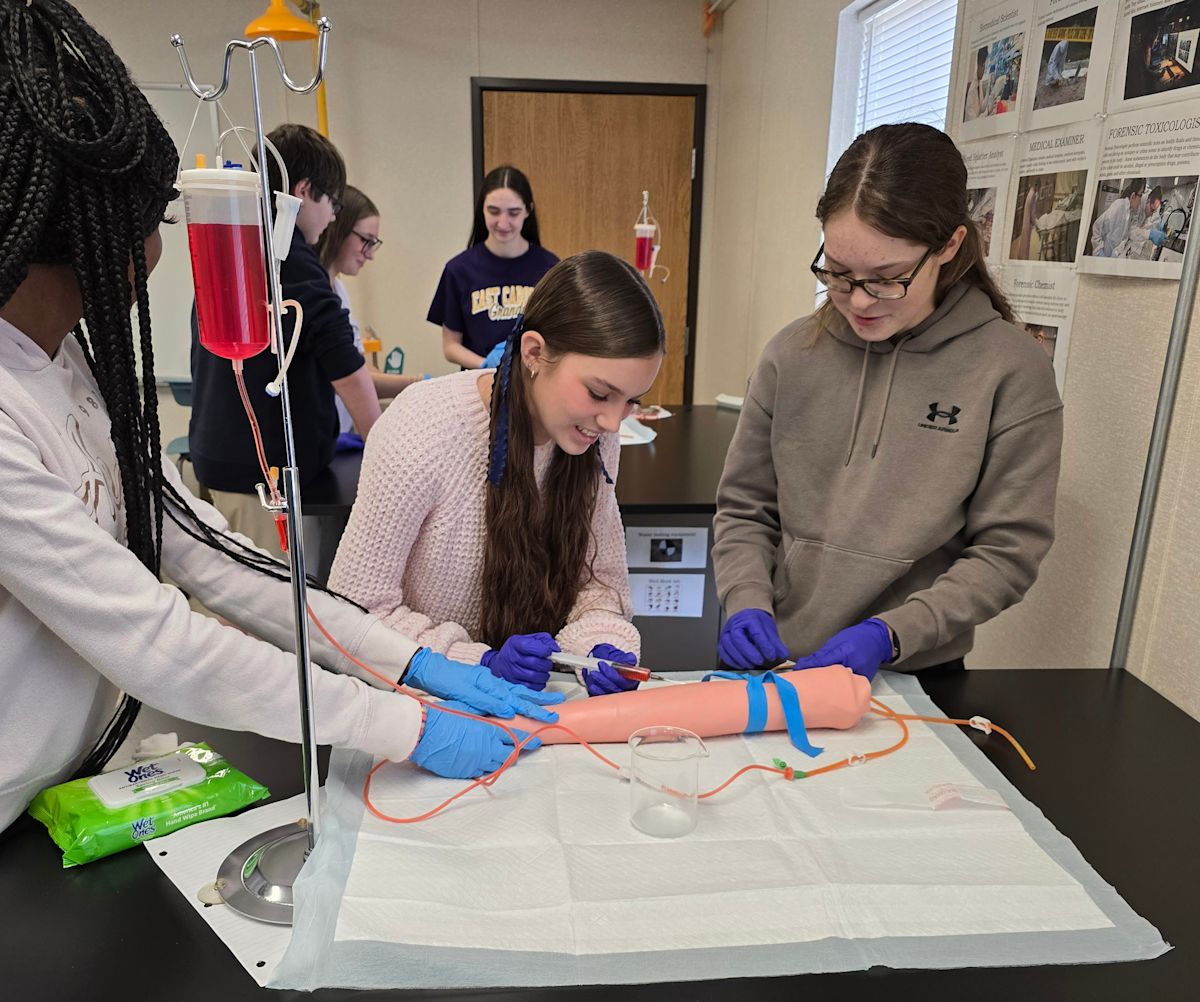 Future Biomedical Pros Get Hands-On with Phlebotomy and CBC Testing ...