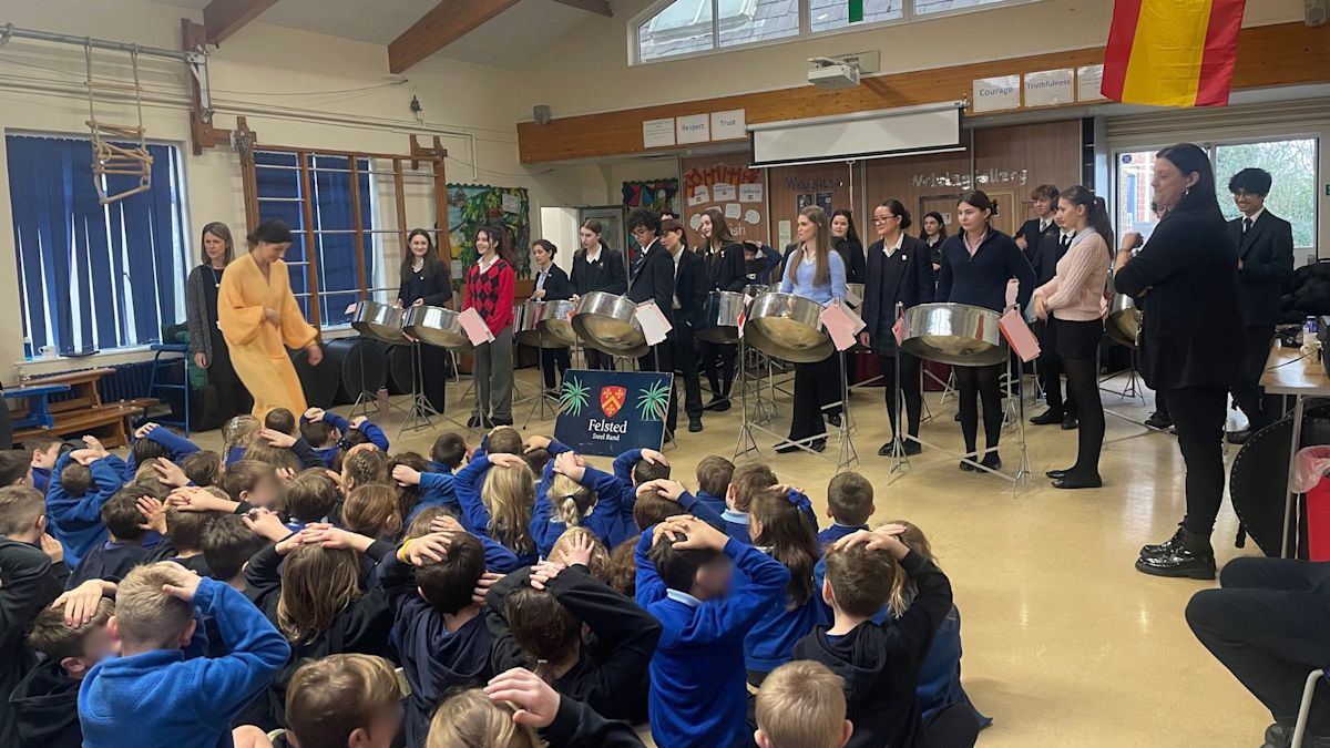 Felsted Pupils Bring Steel Pan Music to Terling Primary | Posts Page