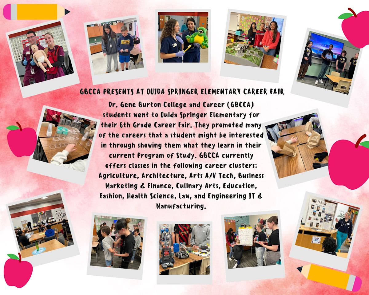 GBCCA Presents At Ouida Springer Elementary Career Fair | Post Details
