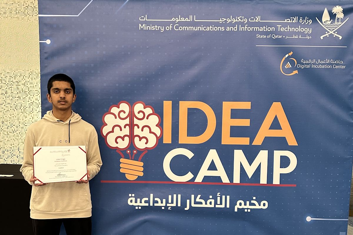 Doha College Student Excels in Prestigious Tech Incubation Program ...