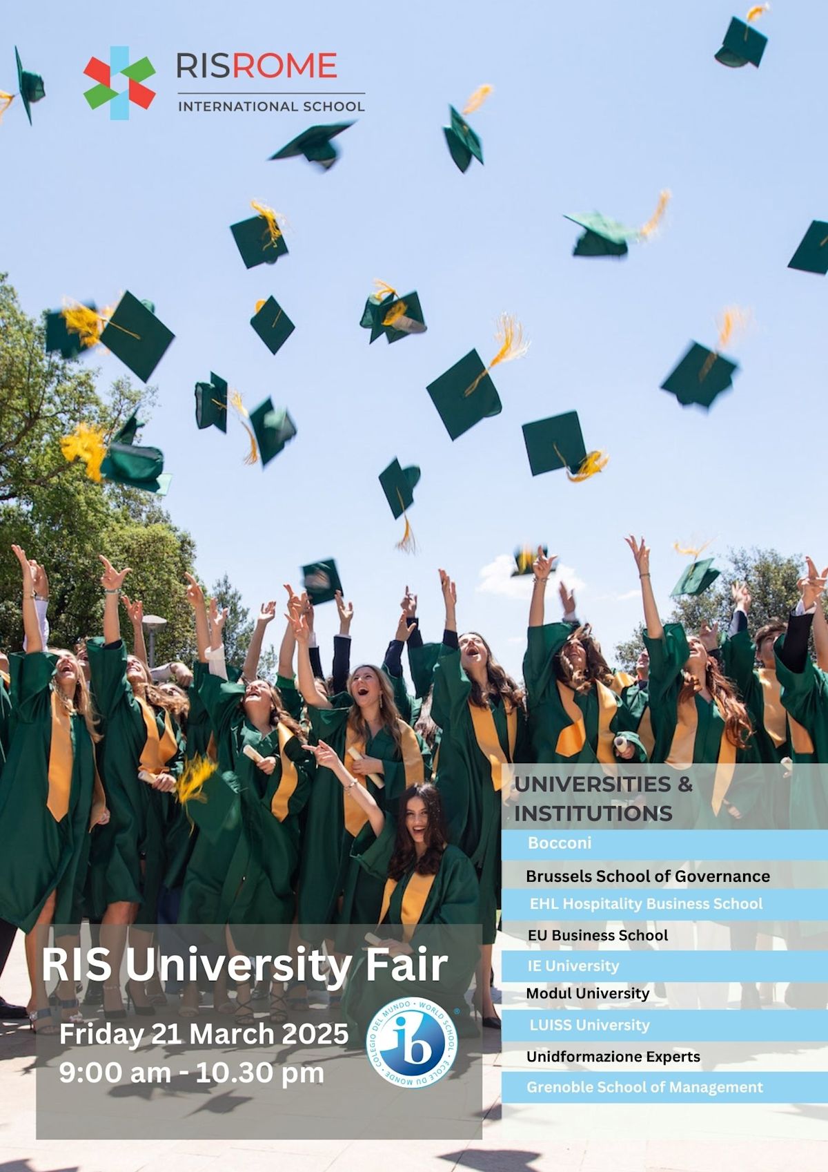 Exclusive University Fair for High School Families, 21 March 2025 ...
