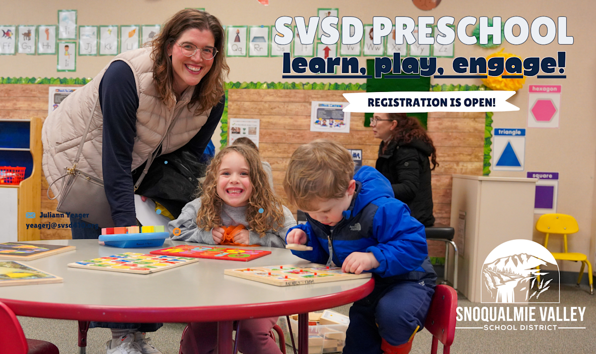Early Childhood Programming - Snoqualmie Valley School District