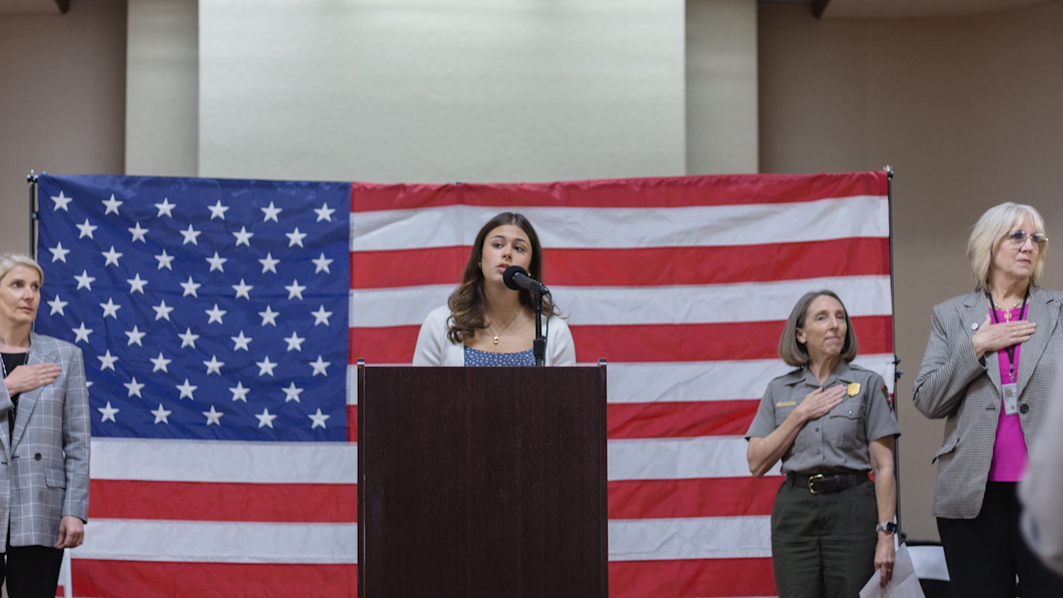 Carly Nelson ’25 Performs The Star-Spangled Banner at Naturalization ...