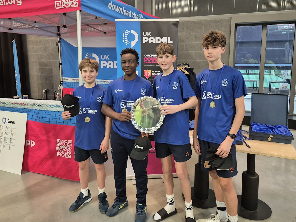 Whitgift crowned champions at the UK Padel U15 Schools Championship ...