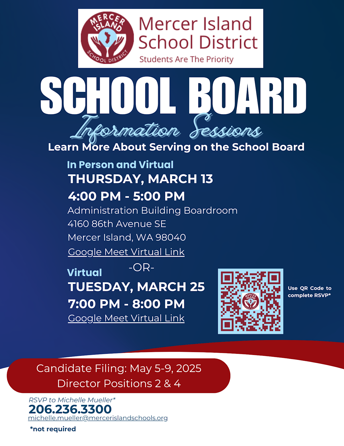 Serving On School Board - Mercer Island School District 400