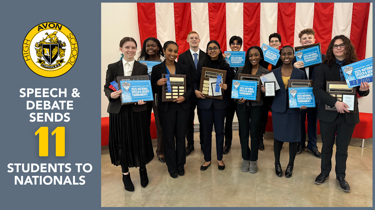 Speech & Debate Sends 11 Students to Nationals | Experience Avon