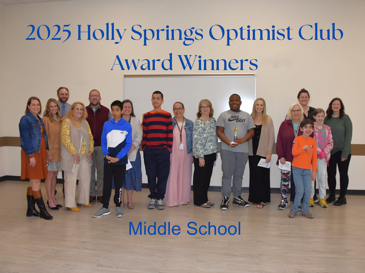 Holly Springs Optimist Club Honors Outstanding Students and Staff ...