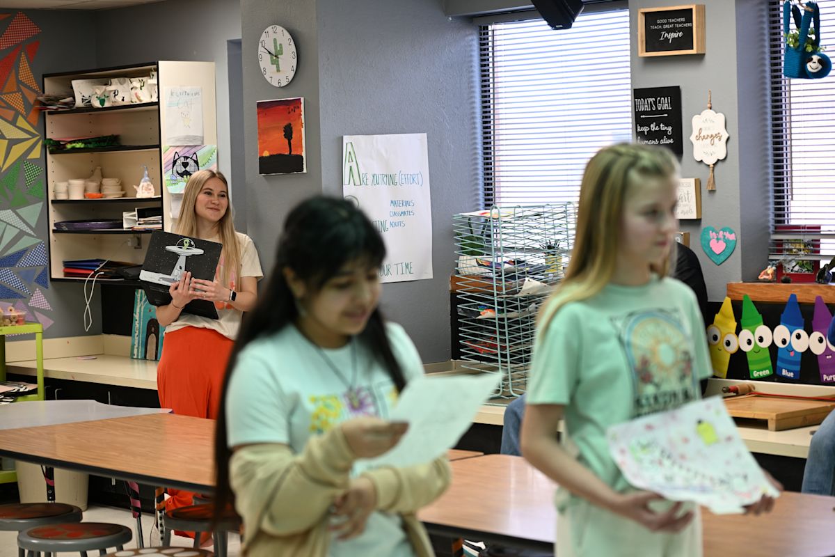 Shoe sharks pitch self-made designs at Conestoga Elementary | Post Details