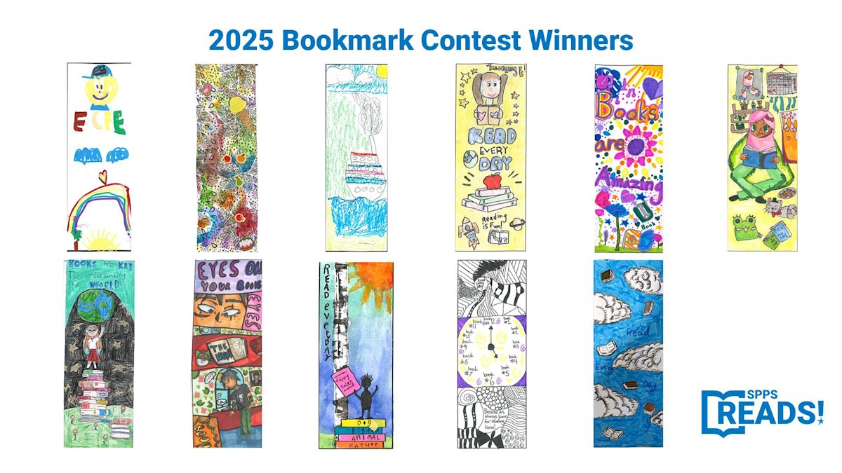 SPPS "I Love to Read" Month Bookmark Winners | News Details