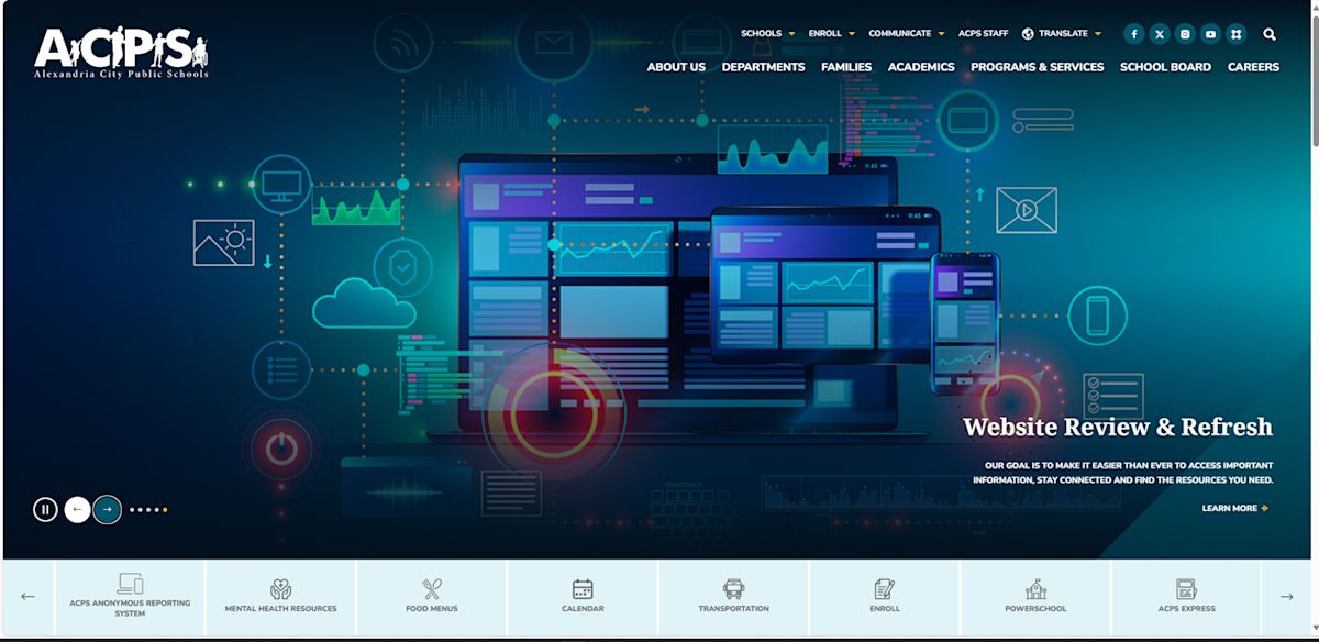 ACPS Launches New Website Landing Pages for the Division and Schools ...
